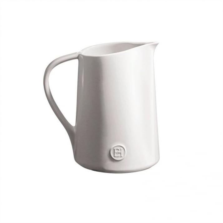 Керамична кана за вода 950 мл PITCHER, бял цвят, EMILE HENRY Франция ...